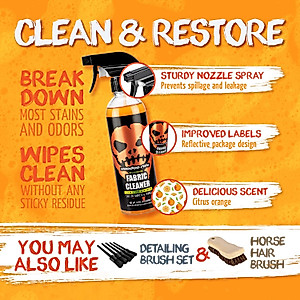 Voodoo Ride ® VR-1004 Fabric Cleaner Orange Citrus Scented Foaming Fabric and Upholstery Cleaner 16oz