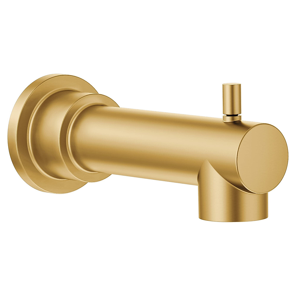 Moen Align Brushed Gold 1/2-Inch Slip Fit Connection Diverter Tub Spout, 172656BG