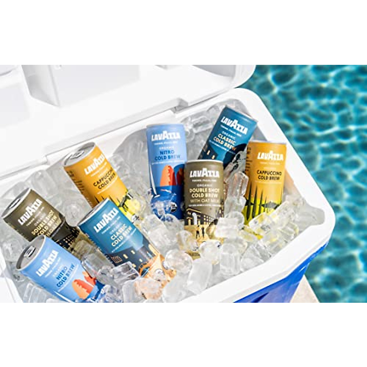 Lavazza Organic Cold Brew Coffee Variety Pack of 12 Count - Balanced, Complex, Smooth, Fruity, Sweet, Creamy, Medium and Dark Roast, 100% Arabica, USDA Organic and Rainforest Alliance Certified,1 Count(Pack of 12)