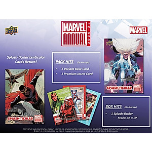 Marvel Annual Hobby Box (Upper Deck 2020/21) 16 Packs Per Box, 5 Cards Per Pack