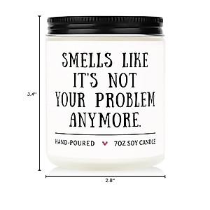 Niyewsor Scented Candle- Farewell Gifts for Coworkers, Going Away Gifts for Friend, Divorce Gifts for Women, Leaving Job/Goodbye/Retirement Gifts for Women, Nurse, Doctor, Teacher, Boss