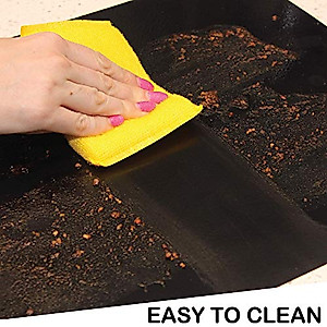 GrillShield - 3 Heavy Duty 600 Degree Grill and Bake Mats - 13 X 16 inches Non Stick Mats for BBQ & Baking, Reusable and Easy to Clean