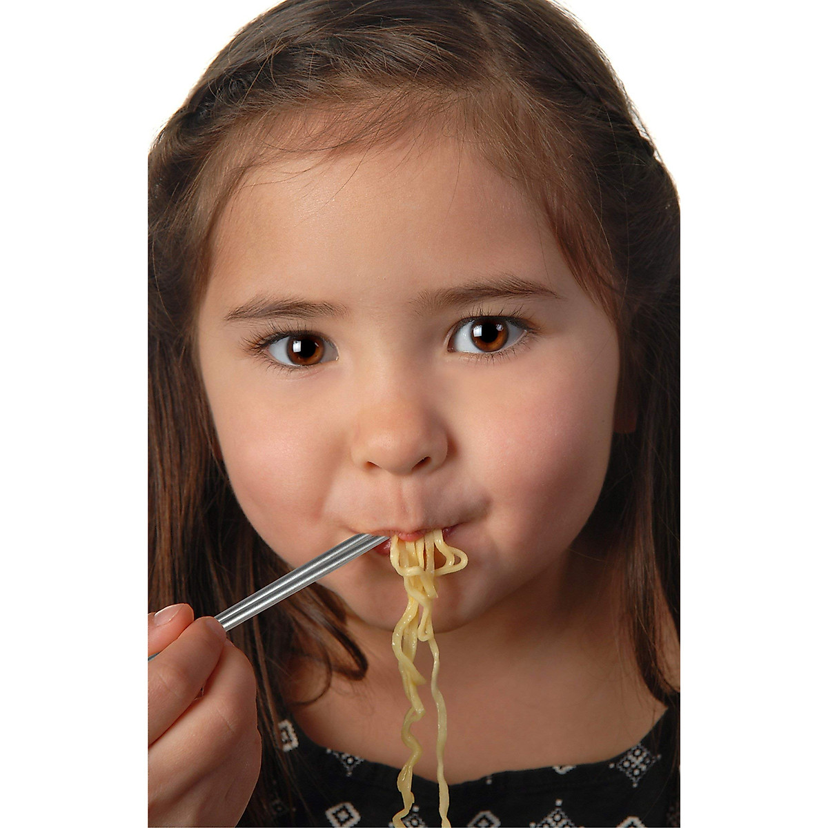 finessCity Chopsticks, 1 Pair of Chopstick, Titanium Chopsticks with Aluminium Case (Pink)