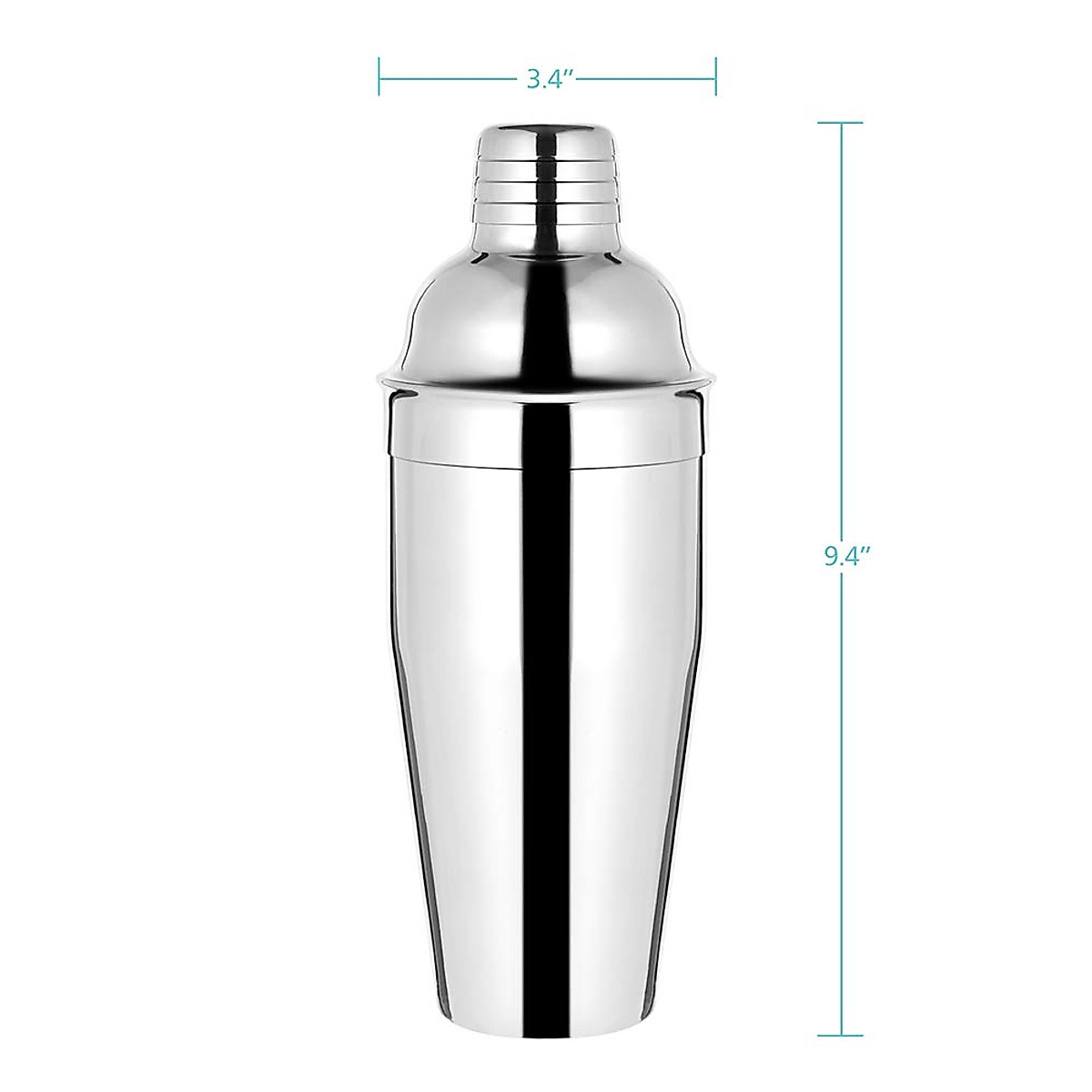 Etens Cocktail Shakers Set, Bundle Martini Shaker Boston Shaker for Bar Bartending, Stainless Steel Drink Mixer Bartender Weighted Shaking Tins