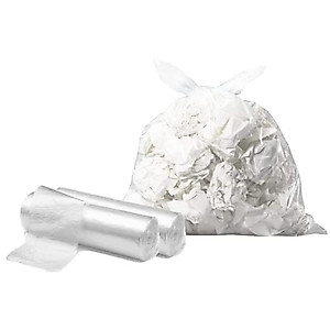 1InTheOffice Shredder Bags 30 Gallon, Bag Fits 25-33 Gallon, Paper Shredder Waste Bags Clear, (100 Box)