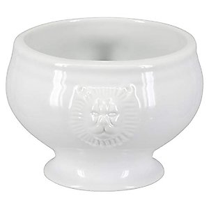 BIA Cordon Bleu Soup Lions Head Bowl, Set of 4, White (900178S4SIOC)