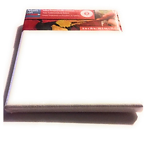 8" x 10" Level 2 Gallery Wrapped Traditional Canvas by Artist's Loft - Archival, Acid Free Cotton Canvas for Paint, Acrylic, & Oils - Bulk 12 Pack