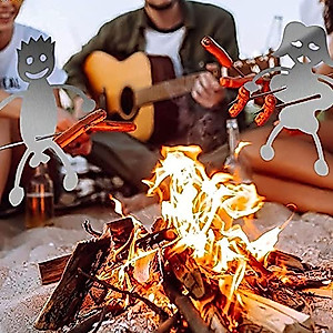 Funny Marshmallow Roasting Sticks - Hot Dog Roasting Sticks for Fire Pit Campfire Including Sticks