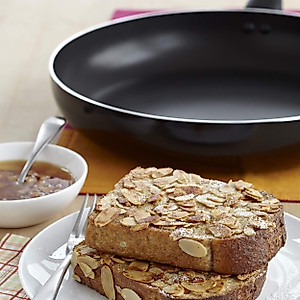 IMUSA USA Nonstick Soft Touch Handle 10" Charcoal Saute Pan w/Black