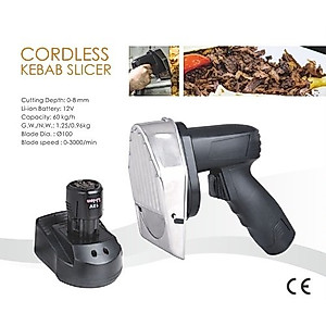 Wonderper Cordless Kebab Knife Shawarma Slicer
