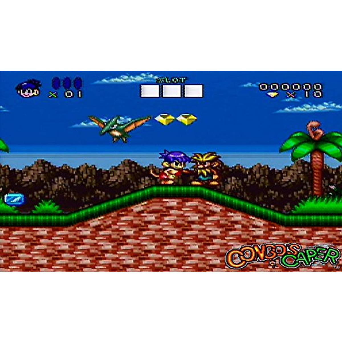 Retro-Bit Joe & Mac: Ultimate Caveman Collection SNES Cartridge - 3 Games in 1 - Super NES