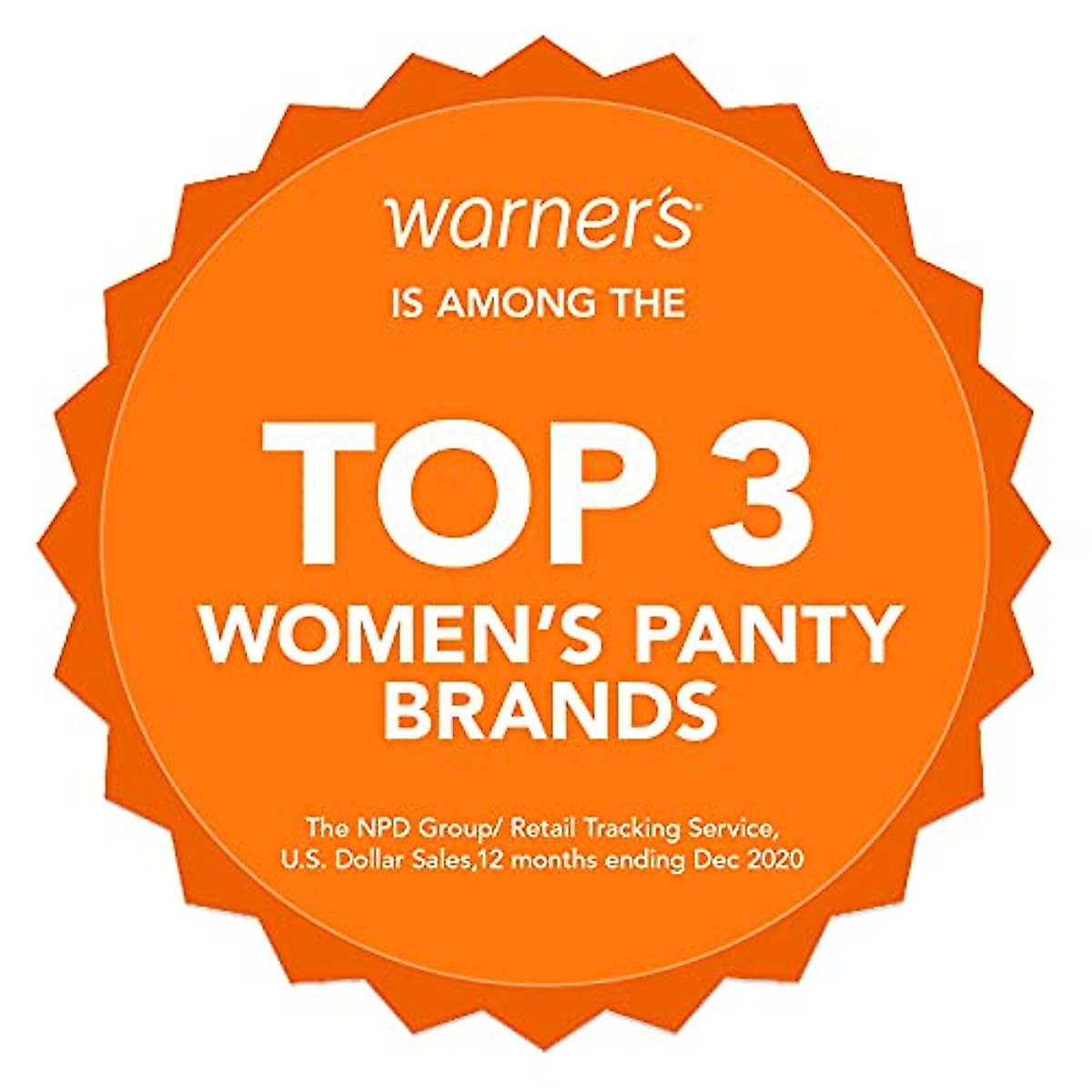 Warner's Women's No Pinching No Problems Dig-Free Comfort Waist Cotton Hipster RU1091P, Toasted Almond, X-Large