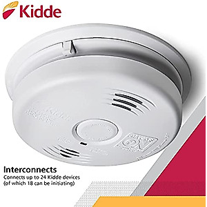 Kidde Hardwired Smoke & Carbon Monoxide Detector, 10-Year Battery Backup, Voice Alerts