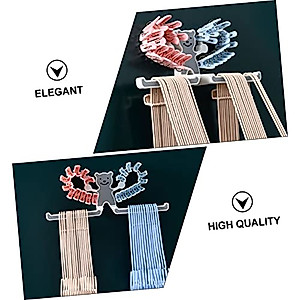 HOOTNEE 2Pcs Hanger Storage Rack Paper Towel Shelf Paper Towel Holder Wall Hooks for Coats Metal Clothes Hangers Wall Mounted Shelves for Storage Metal Storage Rack Shower Towel Stand pp