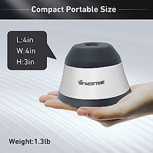 WEST TUNE Vortex Mixer 4000rpm, Mini Vortex Mixer for Paints,Nail Polish,Tattoo Ink,Eyelash Adhesives and Acrylic Paints Mixing,Vortex Shaker for Test Tubes and Centrifuge Tubes 50ML