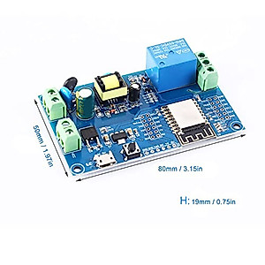 Relay Module, Development Relay Board 1 Channel Strong Driving USB5V for Control