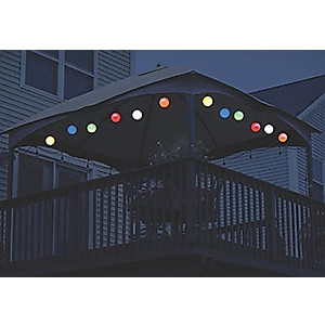 Xodus Innovations WP465 Battery Powered Hanging Decorative Outdoor Pulsing 5" Globe Light with Sensor Turns-On at Dark for 4 Hours, Light Green, 5"