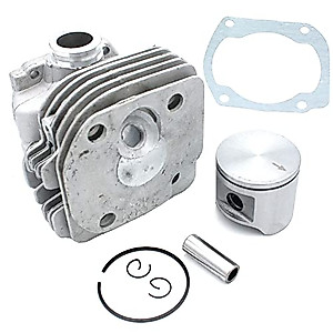 Cylinder Piston Kit 48mm Round Port For Husqvarna 365 365 Special 365 EPA Round Port PN 503939007 503939005 503939003 503939072 503939071 503691073 503691072 581968502 503691371 503691303 581968502