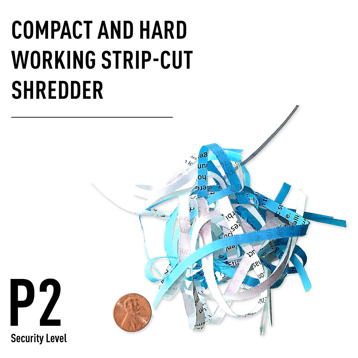 ideal. 3104 Strip-Cut Centralized Office Shredder,Continuous Operation, 27–30 Sheet Feed Capacity, 32 Gallon Bin, Shred Staples/Paper Clips/Credit Cards/CD/DVDs, 1 HP Motor, P-2 Security Level