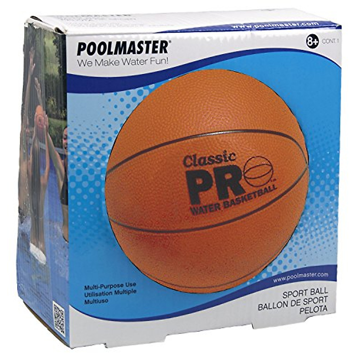 Poolmaster 72688 Classic Pro Basketball-Box , Orange