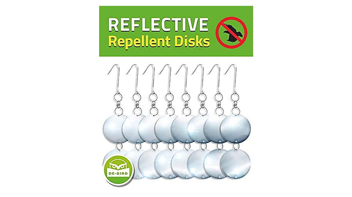 De-Bird Bundle Includes: Scare Tape - Reflective Tape and 8 pk ...
