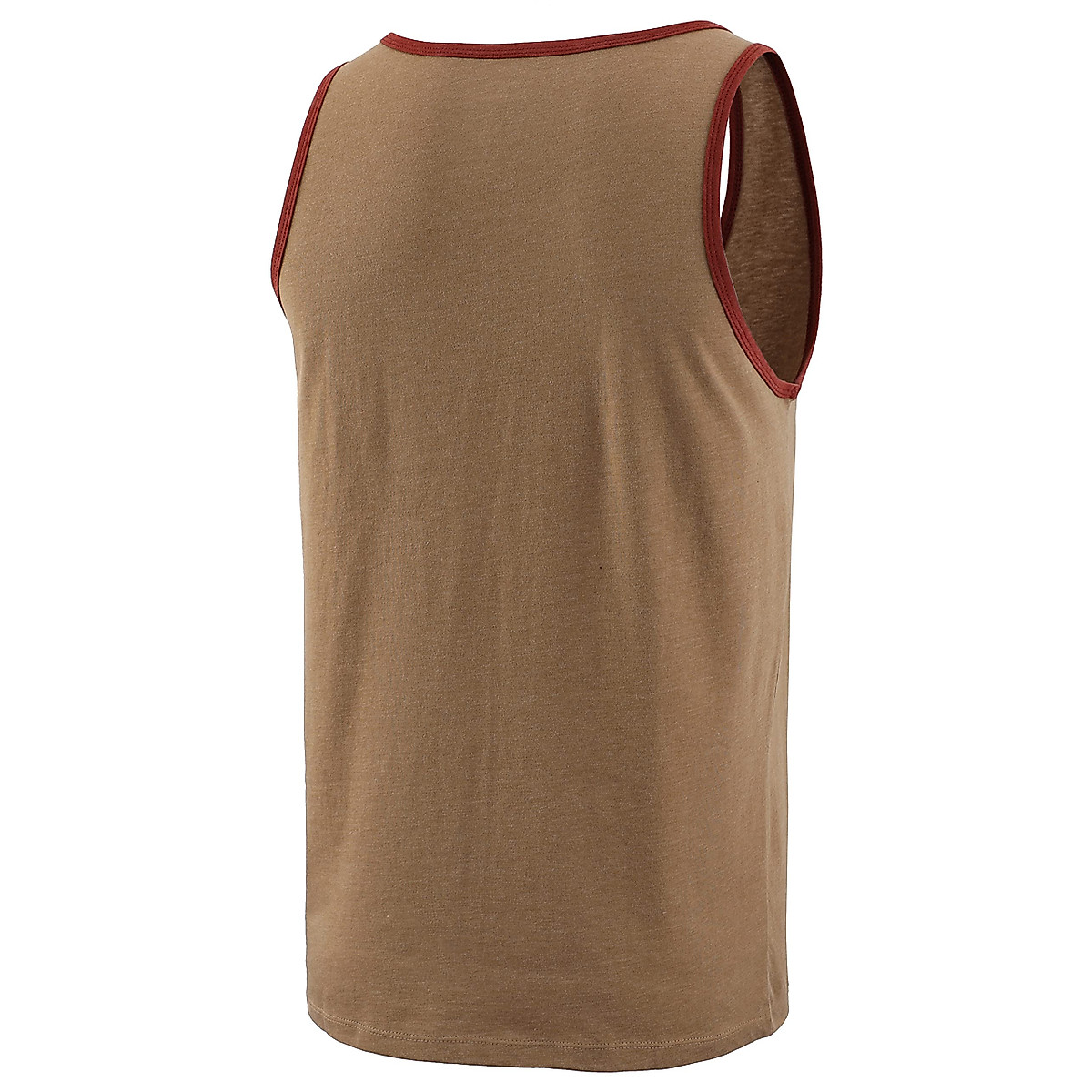 DESPLATO Men's Classic Slim Fit Breathable Active Workout Gym Muscle Sleeveless Shirts Tank Tops Khaki/Rusty XL