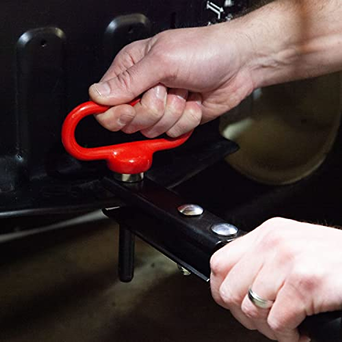 Brinly MHPK-12BH Extra-Strong Quick Connect Magnetic Hitch Pin for Tow-Behind Tractor and Riding Lawnmower Attachments and Lawn Trailers with 1/2" Diameter - Lifetime Limited Warranty