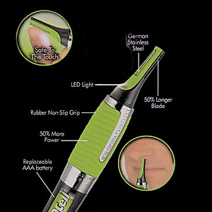 Nose Ear Face Hair Trimmer Remover Mustache Shaver Facial Grooming Razor