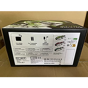 BAZADER RC Cars with LED Lights - Remote Control Car Snake 360° Roll Toys, Birthday for Kids Age 7 8 9 10 11+ Year Old, 2 Batteries 30+min, Indoor/Outdoor Toys for 6-12 yr Teen Boys