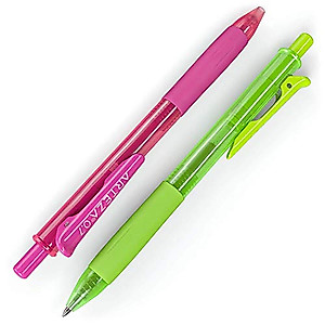 ARTEZA Colored Gel Pens, Pack of 14, Unique Vibrant Colors, Fine 0.7 mm Tip, Retractable, Art Supplies for Journaling, Drawing, Doodling, and Notetaking