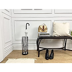 Mango Steam Pluvian Soakstone Umbrella Holder (Regular, Black)