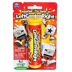 Left Center Right Dice Game - Styles Vary Tube/Tin