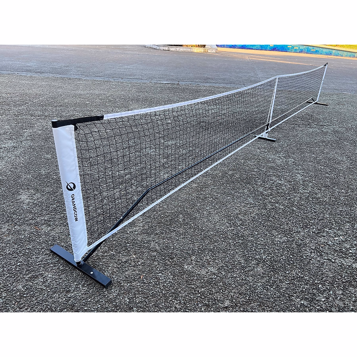 Pickleball Nets, 22 FT Regulation Size Portable Outdoor Picklenet Tennis Net with Carrying Bag for Driveway Backyards (22Ft)