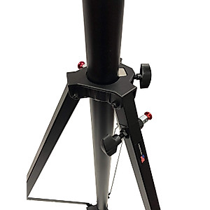 Two (2) xTRUSS 14FT LIGHTING CRANK STANDS UNIVERSAL T ADAPTER HEAVY DUTY DJ PA CLUB