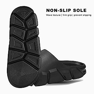 Cosofme Cloud Slides For Women & Men - Super Soft Cushioned Thick Sole EVA Pillow Slides - Quick Drying Non-Slip Indoor & Outdoor Slippers