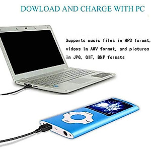 MP3 Player / MP4 Player, Hotechs MP3 Music Player with 32GB Memory SD Card Slim Classic Digital LCD 1.82'' Screen Mini USB Port with FM Radio, Voice Record