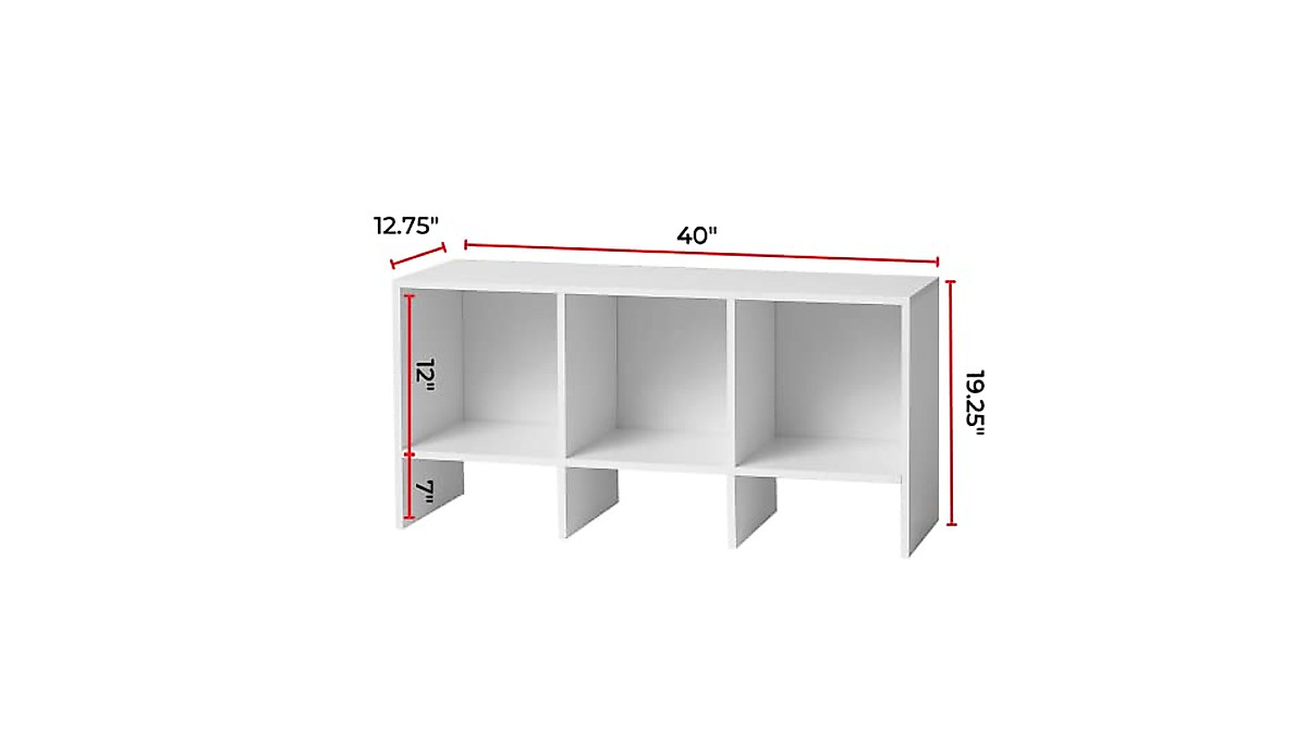 Yak About It Cube Storage Organizer for Dorms - White