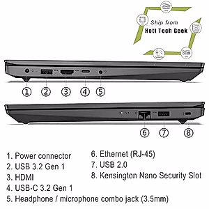 Lenovo 2023 Newest V15 G3 Business Laptop Computer, 15.6" FHD Display, 12th Gen Intel 10 Cores i5-1235U (Beat i7-1195G7), 40GB DDR4 RAM, 1TB PCIe SSD, WiFi, BT 5.1, Windows 11 Pro, BROAG Cable