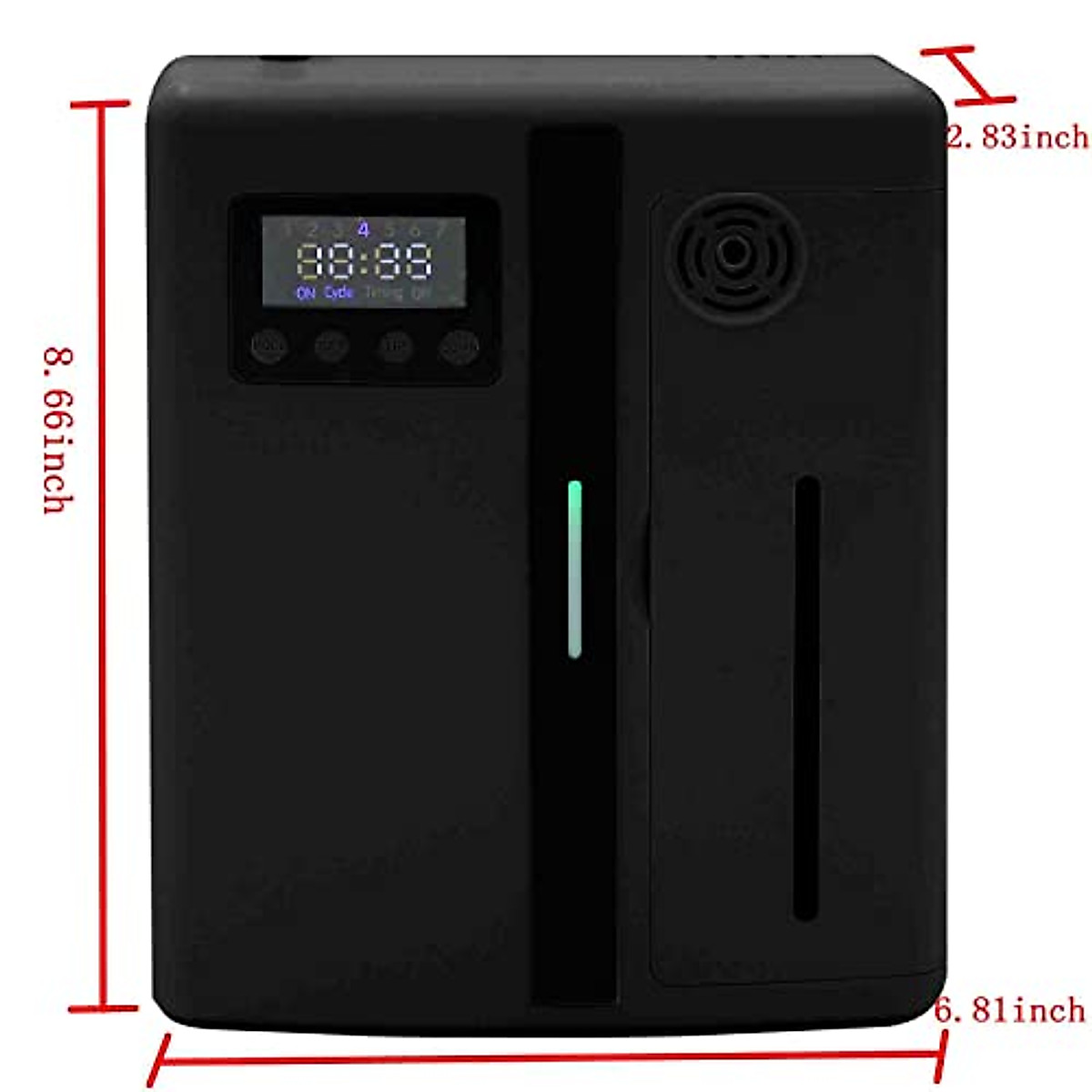 CAOY Commercial F-ragrance Machine Oil Diffuser, Smart Scent Air Machine with Nebulizing Technology for Home, Smart Air Purifier for Home Large Room for Large Room, Office, Spa Room (BK)