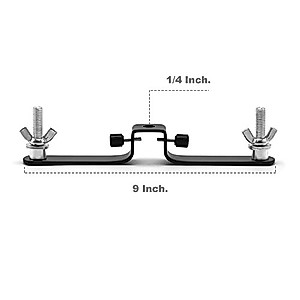 Julius Studio [2 Pack] Backdrop Support System Cross Bar Mounting Hardware Set for Photo Video Studio Shooting, JSAG364