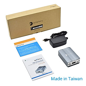 gofanco Prophecy 4K 1x2 HDMI 2.0 Splitter – 4K @60Hz YUV 4:4:4, HDR, 3D, HDCP 2.2/1.4, EDID, 18Gbps, ESD Protection, 2 Way Port, 1 in 2 Out, TAA Compliant (PRO-HD20split2P)