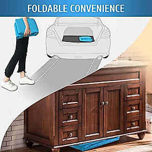 CO-Z Inflatable Bathtub with Electric Air Pump and Bath Pillow Headrest, Portable Blow Up Bath Tub for Adults, Outdoor or Indoor Freestanding Foldable Spa Tub with Cover Drainage Hose Cup Holder, Blue