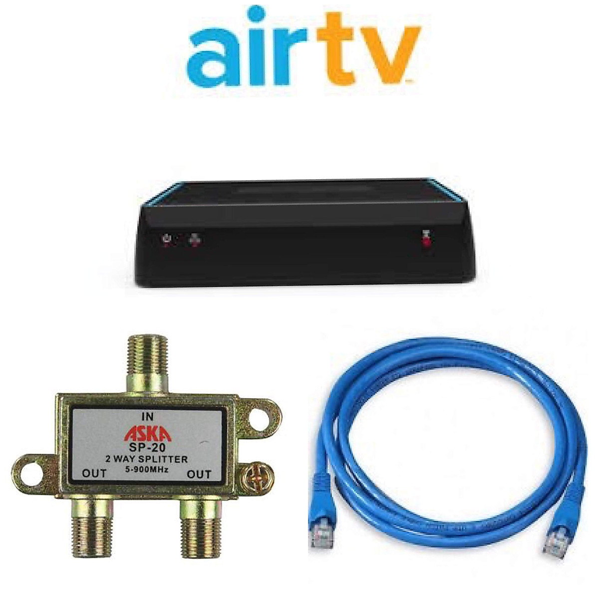 Sling Media AirTV | Dual-tuner Local Channel Streamer for TVs and Mobile Devices | DVR Capable | Built for Sling TV