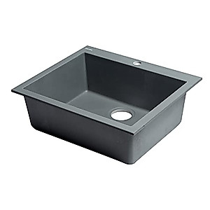 ALFI brand AB2420DI-T Kitchen Sink, Titanium