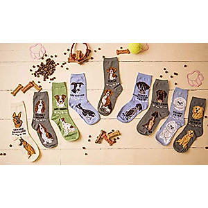 Foozys Unisex Crew Socks | Canine/Dog Collection | German Shepherd