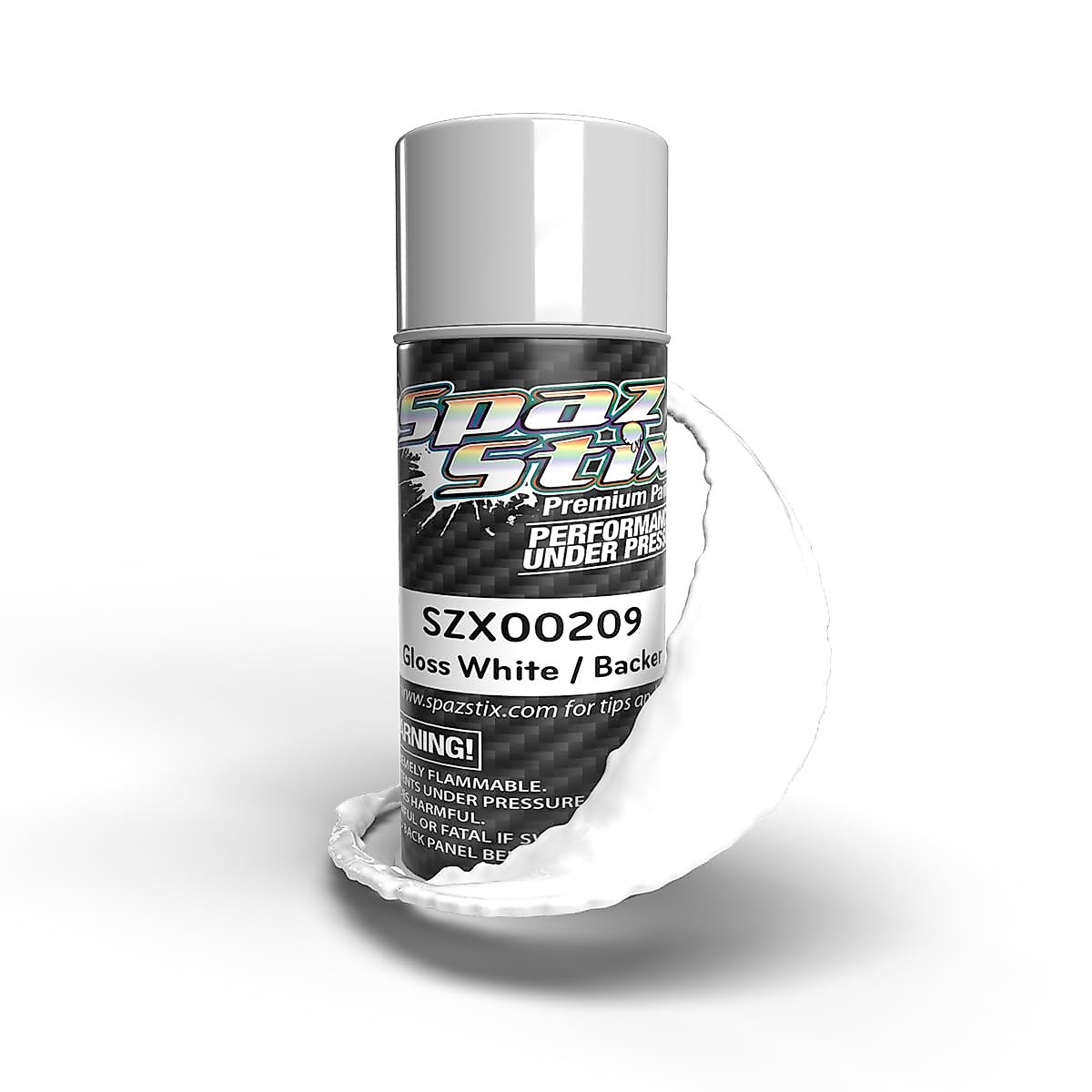 Solid White / Backer Aerosol Paint 3.5oz