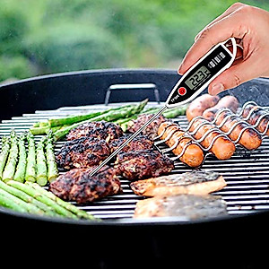 6 Pieces Digital Thermometer Candy Thermometer Digital Water Thermometer Immediate Read Meat Thermometer for Kitchen Cooking Food