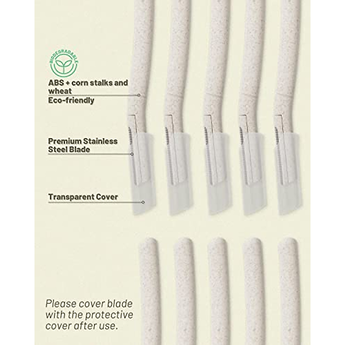 15 Pcs Dermaplane Razor for Women Face, Eyebrow Razors, Face shavers for Women, Multipurpose Dermaplaning Tool for Face