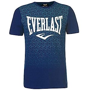 Everlast Men's Geo Print Short-Sleeve Tee Blue L