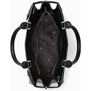 Kate Spade Staci Medium Satchel Glimmer Dot Glitter Shoulder Bag In Black Multi